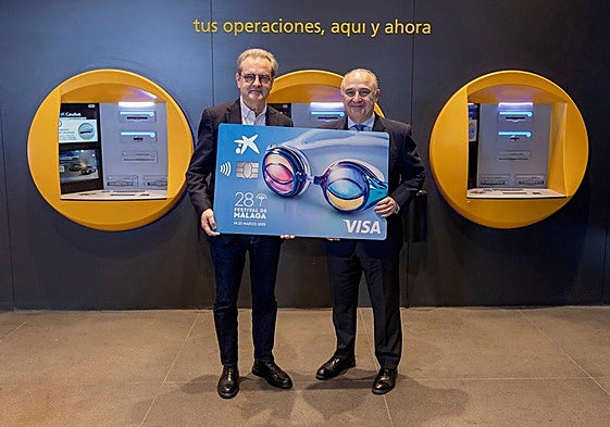 CaixaBank emite 500 tarjetas prepago para que el Festival de Málaga facilite las dietas a sus ...